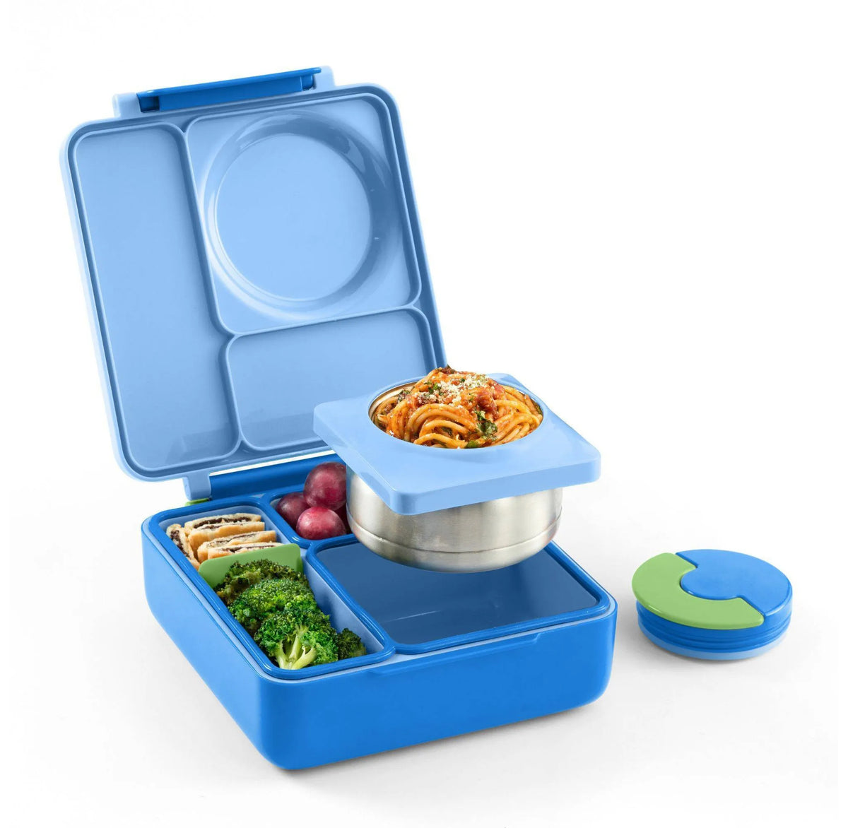 OMIE Insulated Bento Lunch Box with Leakproof Thermos - Blue – REBEL