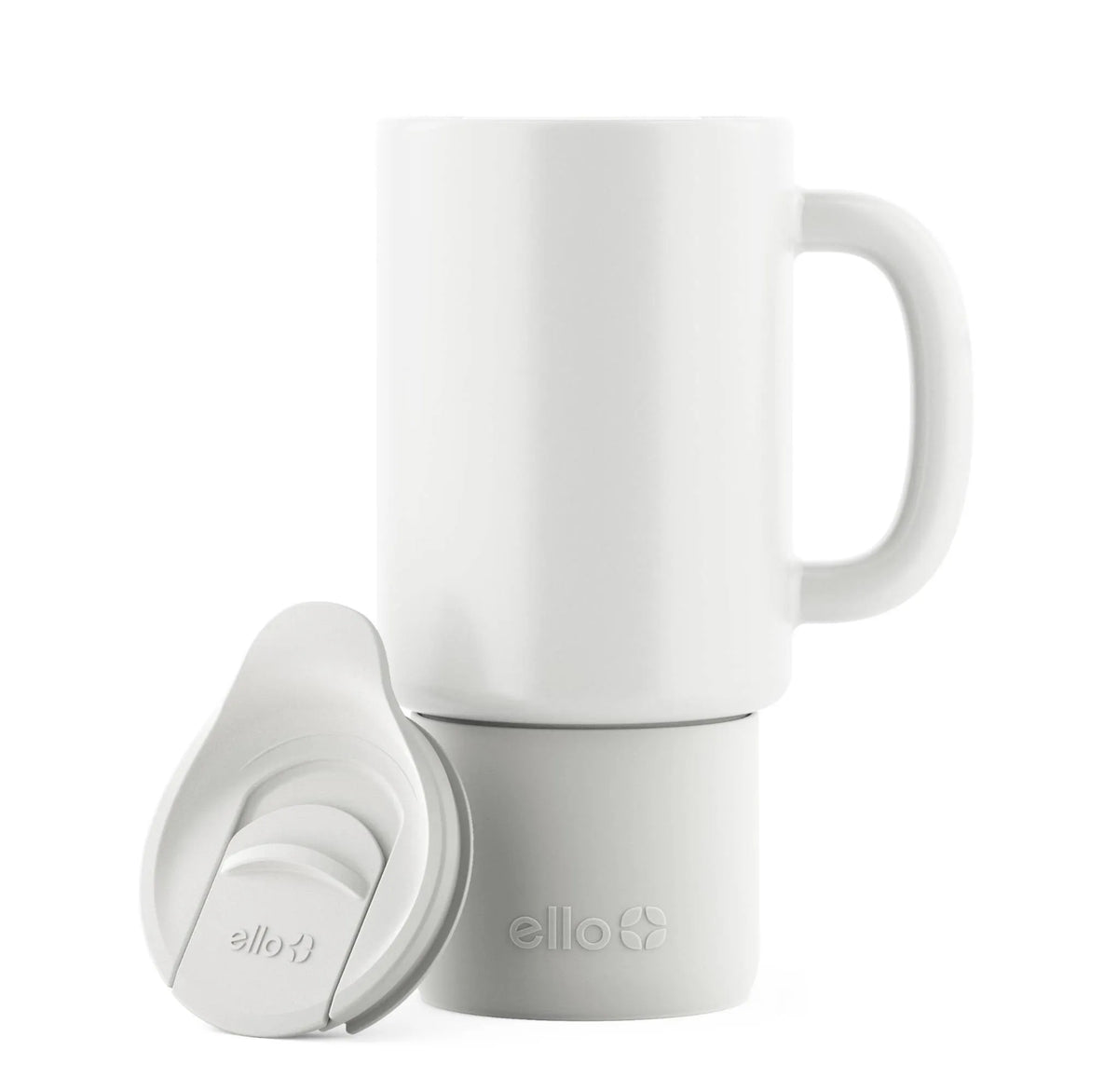 Ello Ceramic Travel Mug - White – REBEL