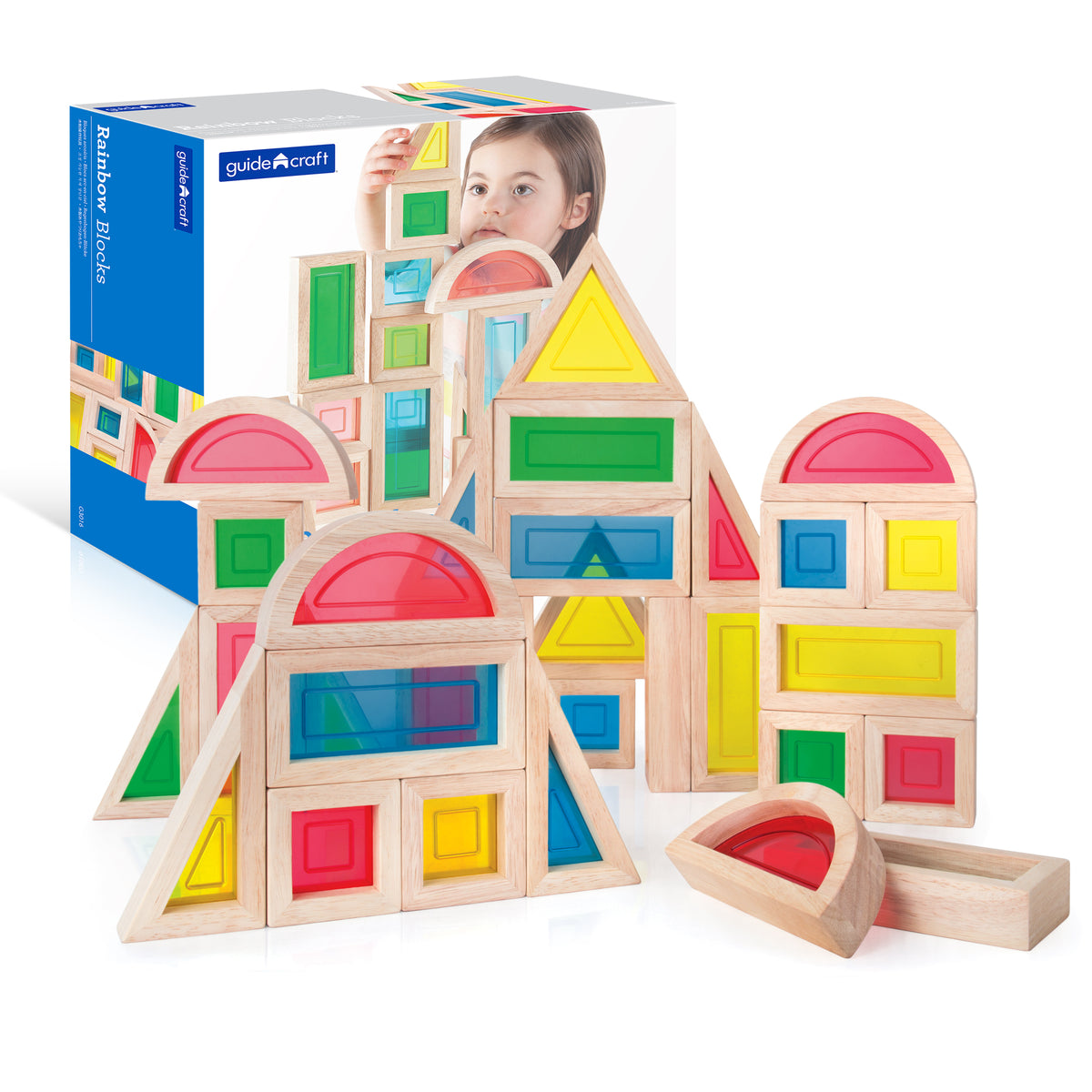GUIDECRAFT Rainbow Blocks - 30 pc. set – REBEL