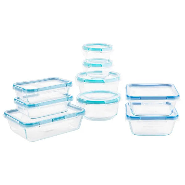Snapware Glass Food Storage Containers - 18 Piece Set – REBEL