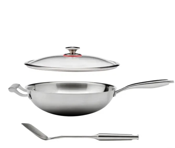 MIU Ultimate Everyday Wok TRI-PLY Clad Stainless Steel – REBEL
