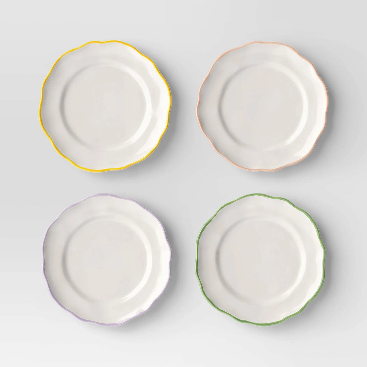 Threshold 7" 4pk Stoneware Appetizer Plate Set – REBEL