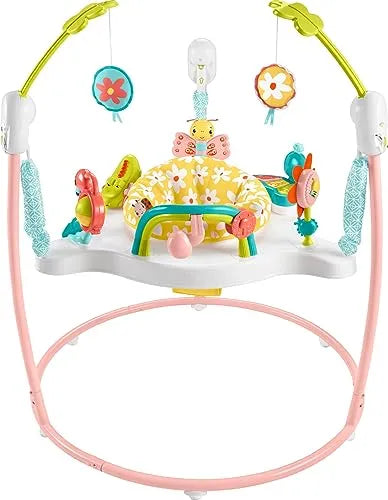 Baby Bouncer Activity Center Blooming Fun Jumperoo with Music Lights a ...