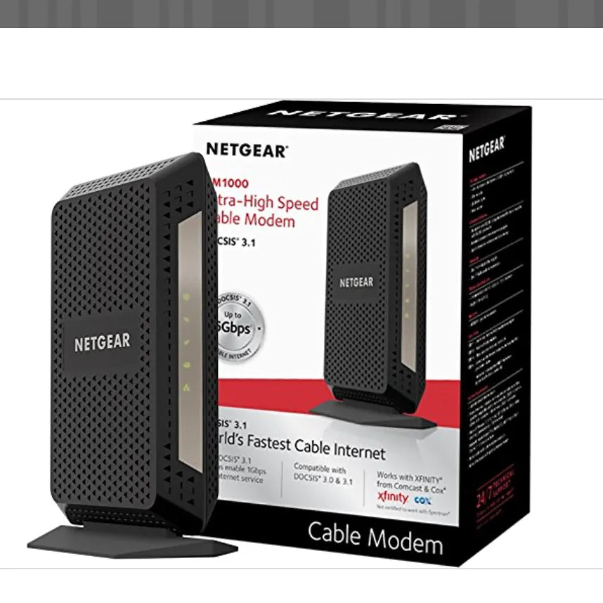 NETGEAR CM1000 Ultra-High Speed Cable Modem – REBEL