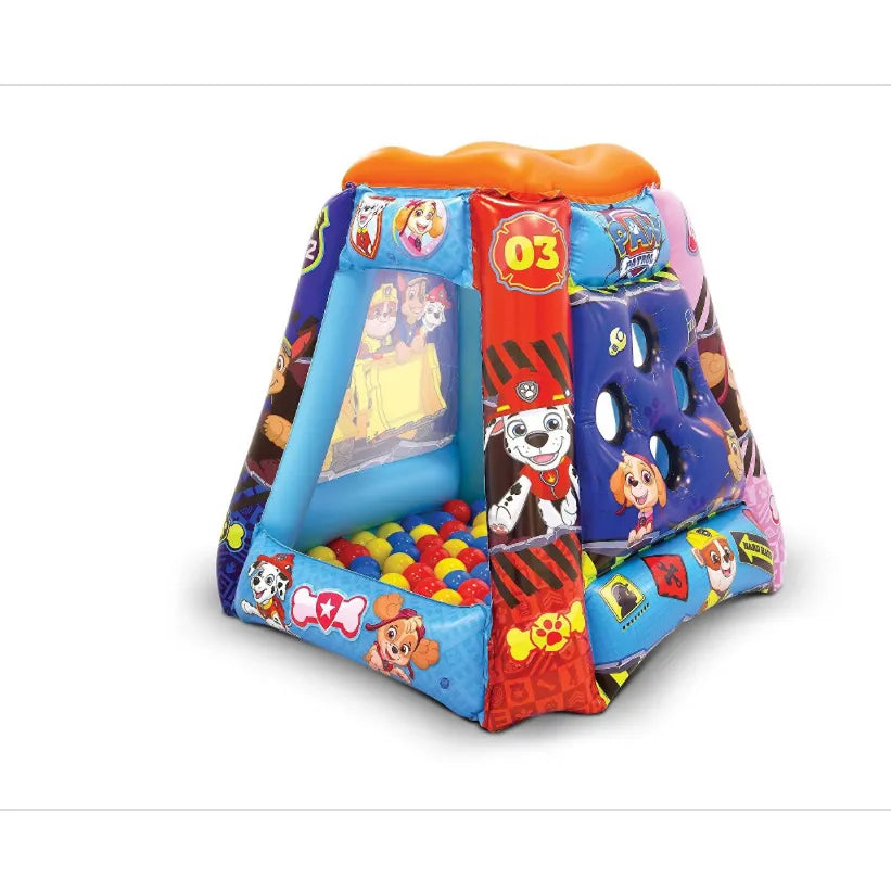 PAW Patrol Inflatable Kids Ball Pit Playland with 20 Soft Flex Balls ...