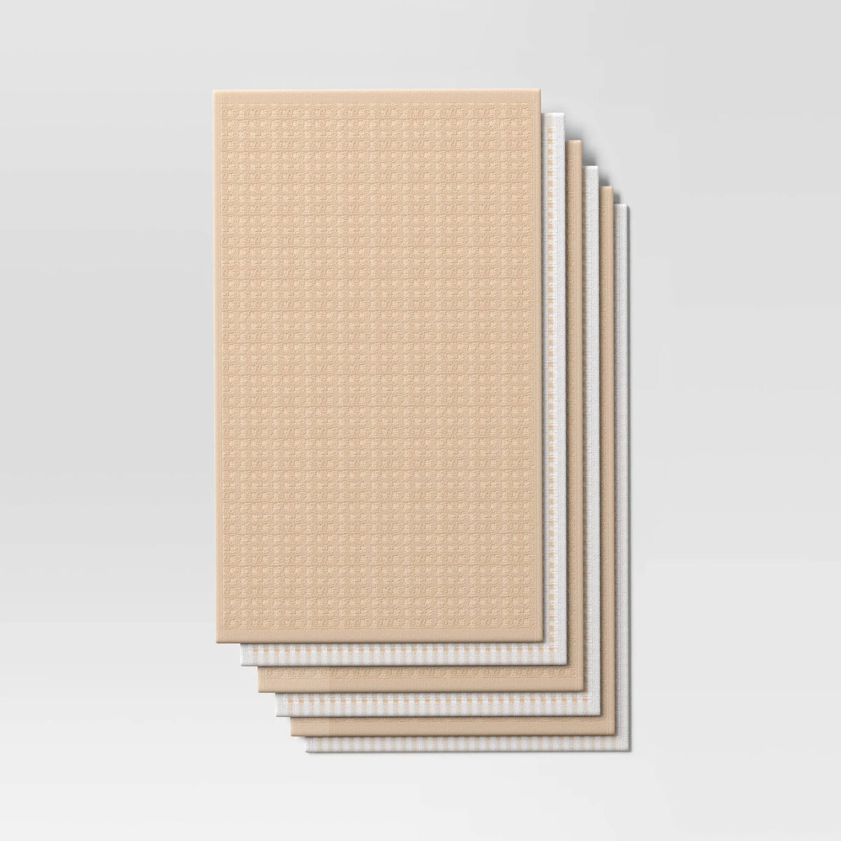 Room Essentials 6pc Terry Kitchen Towels - Tan – REBEL