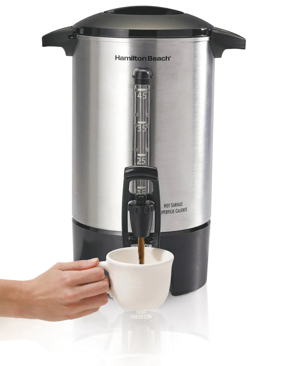 Hamilton Beach Stainless Steel Dispensing Coffee Machine – REBEL