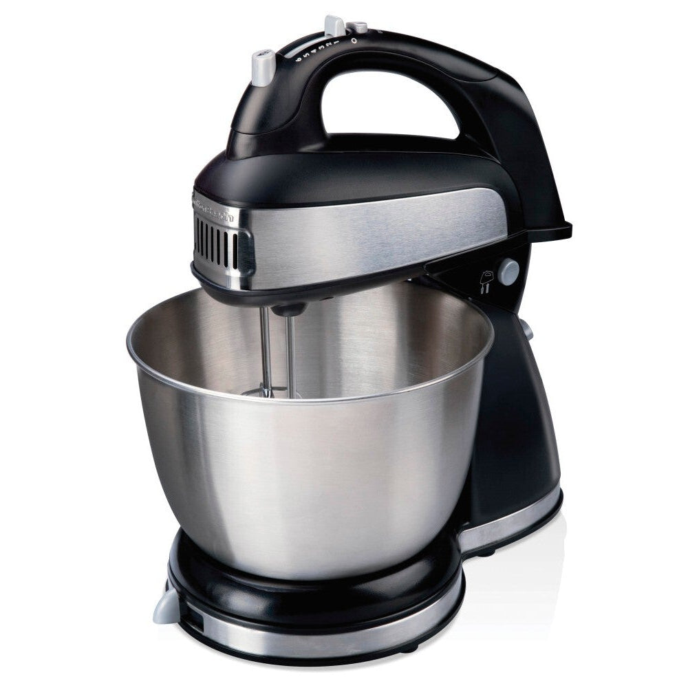 Hamilton Beach 4qt Stand & Hand Mixer With Stainless Steel Bowl – REBEL