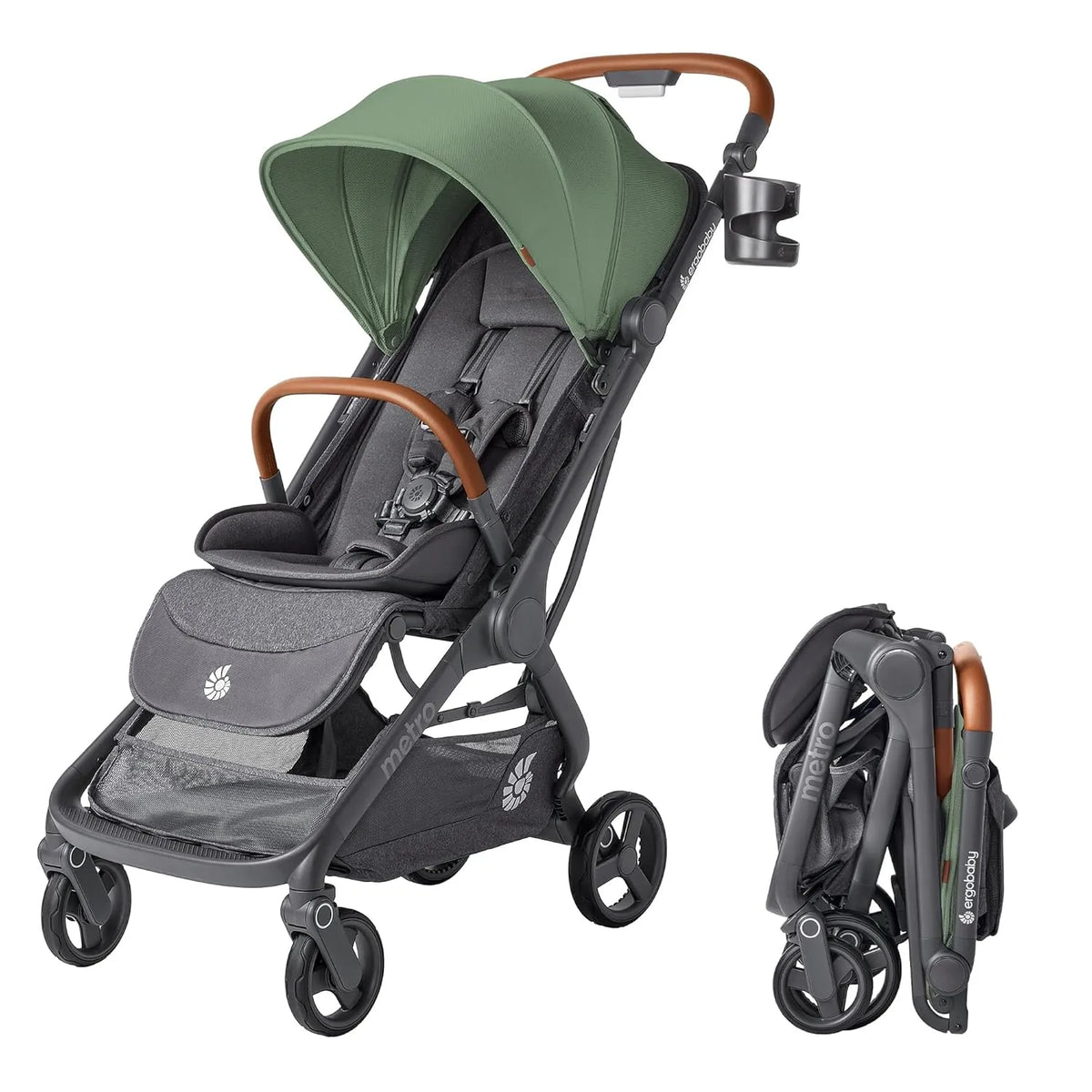 Ergobaby Metro 3 Deluxe Baby Stroller - Willow Green – REBEL
