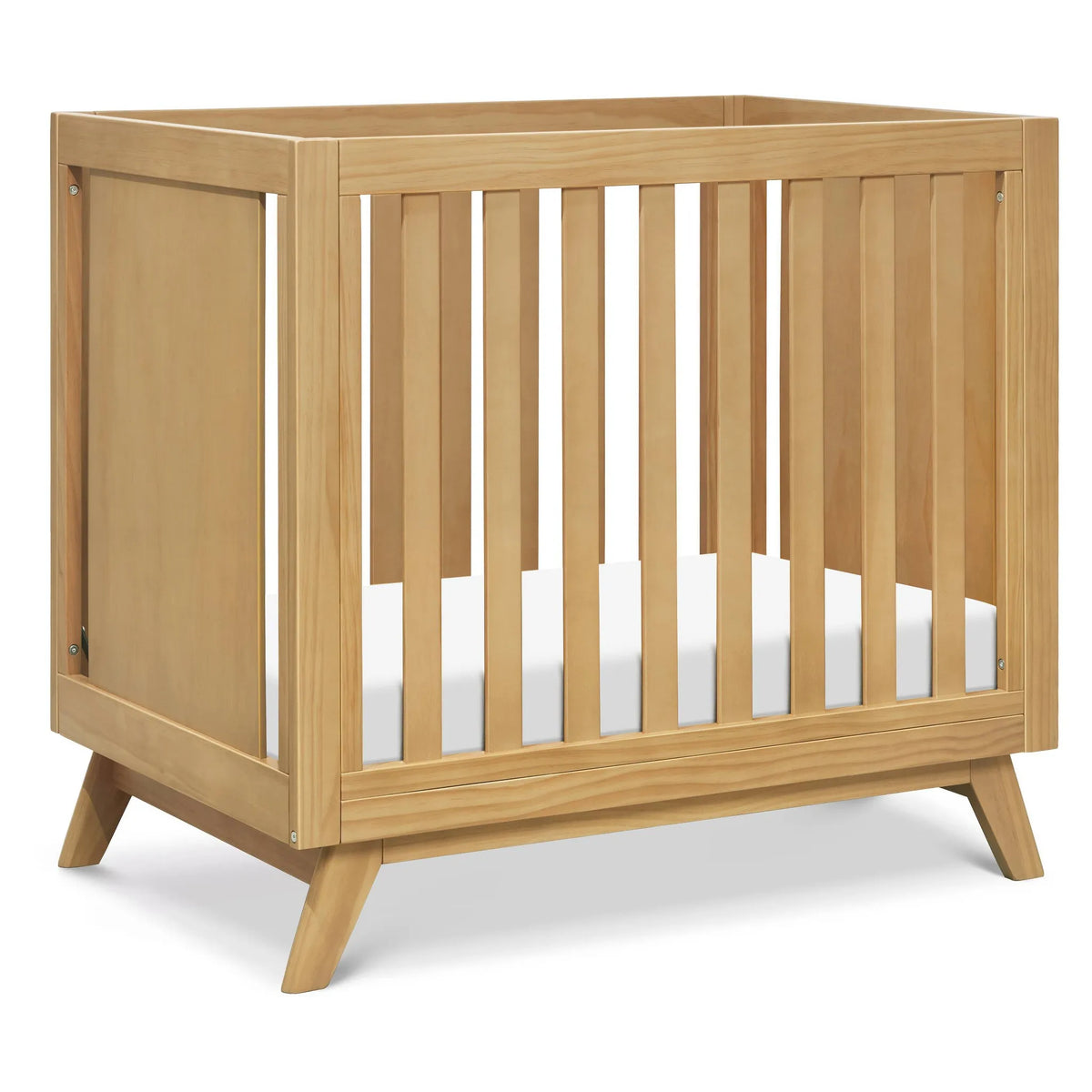 Otto 3-in-1 Convertible Mini Crib with 4" Mattress - Honey – REBEL