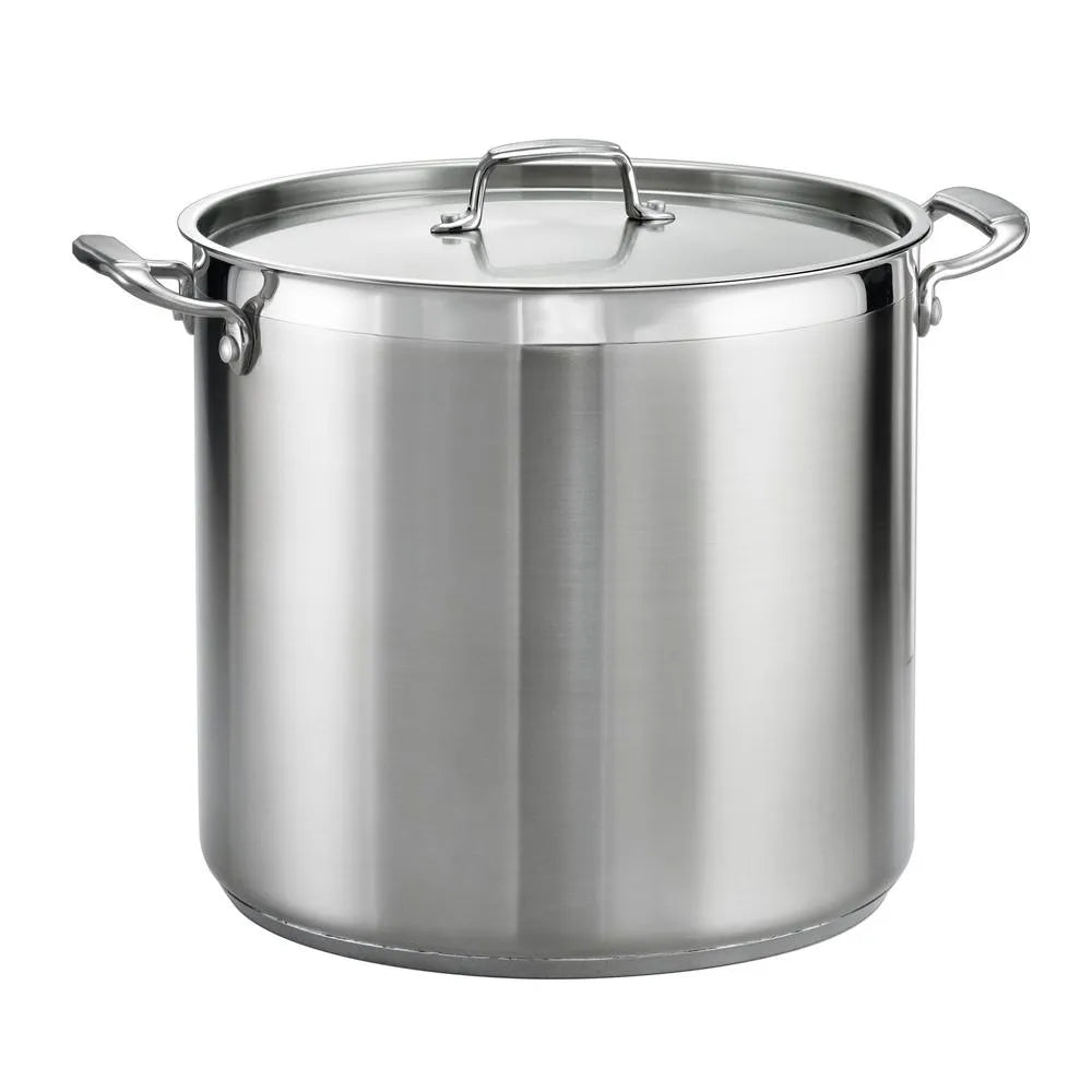 24 Qt. Stainless Steel Stock Pot with Lid – REBEL