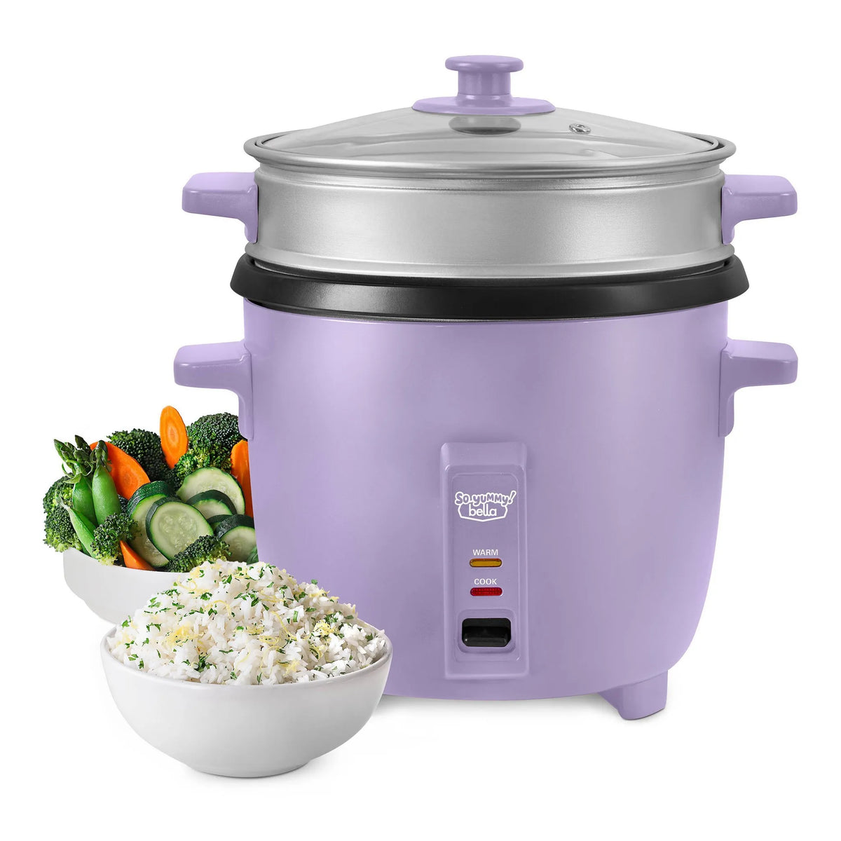 16 Cup Rice Cooker and Steamer - Lavender – REBEL