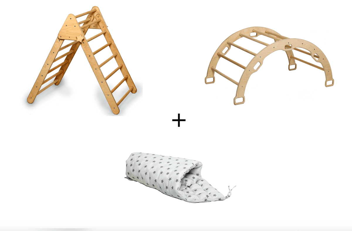 KIDODIDO Climbing Triangle - Arch / Rocker - Star Pillow | Foldable ...