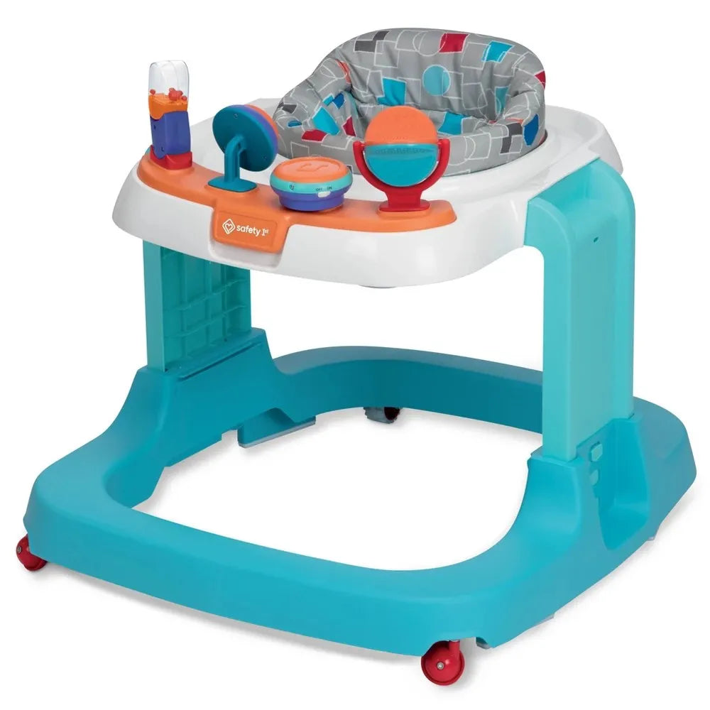 Safety 1st Ready, Set, Walk! DX Developmental Baby Walker - Gray Geo ...