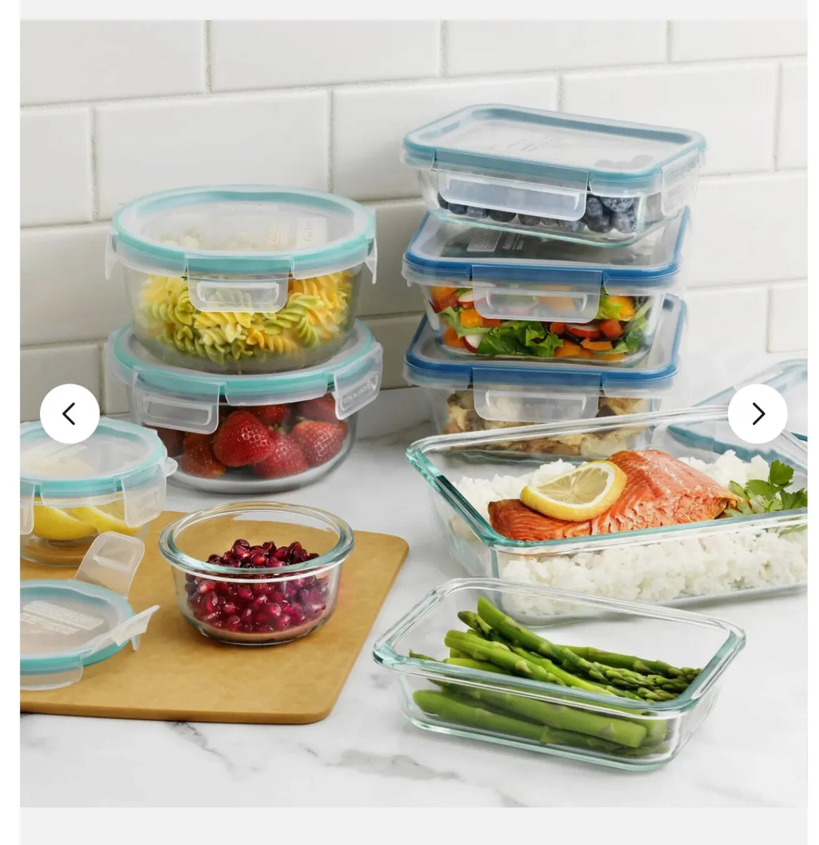 Snapware Pure Pyrex 18-Piece Glass Food Storage Set, 2.6, Clear – REBEL