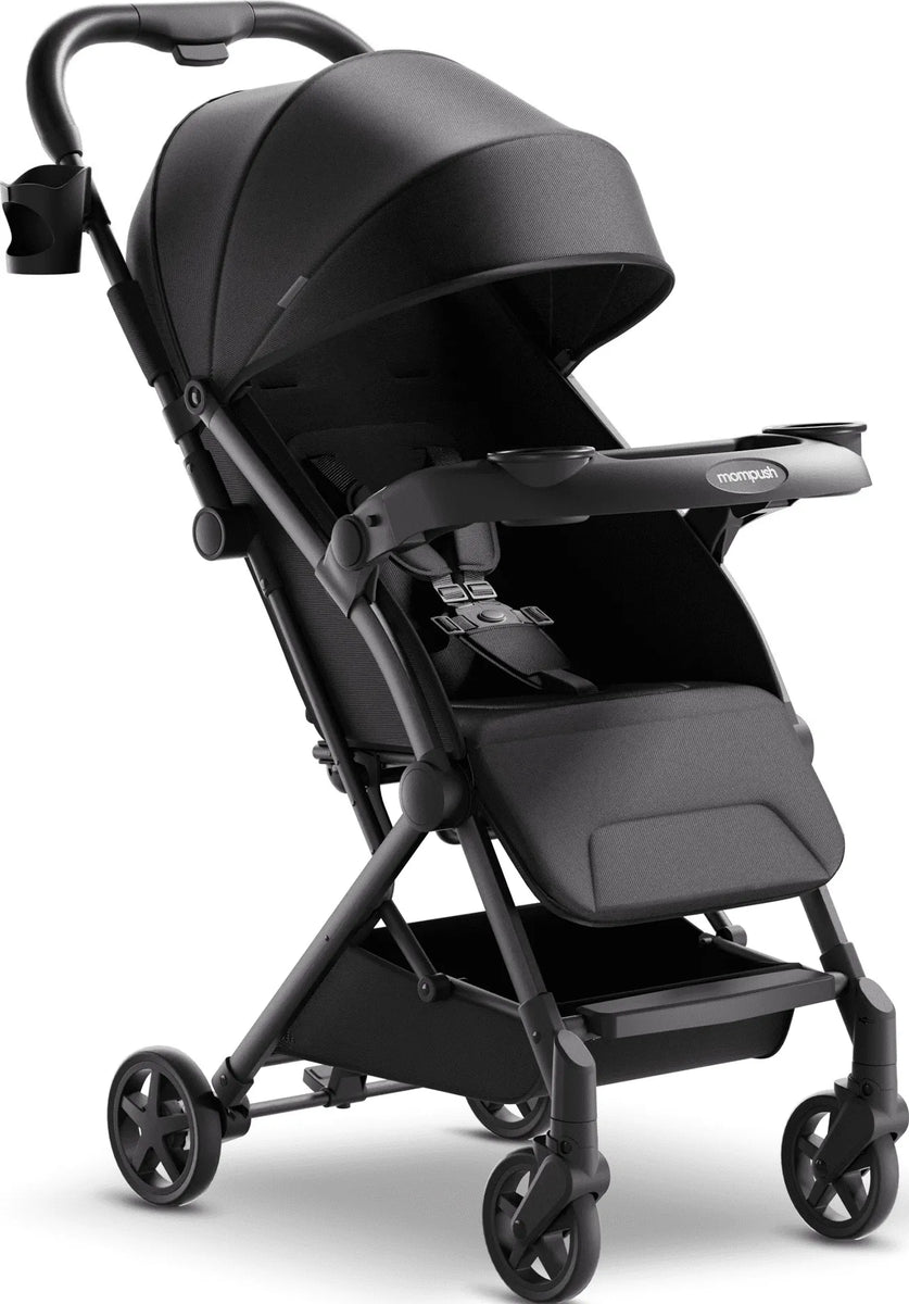 Lithe V2 Lightweight Stroller with Snack Tray - Black (See Description ...