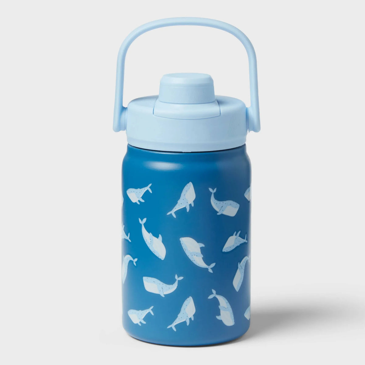 12oz Whale Water Bottle Blue - ™ – REBEL
