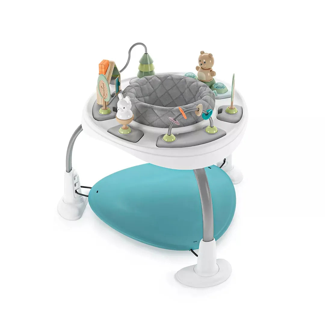 Spring & Sprout 2-in-1 Baby Activity Center Jumper and Table with Infa ...