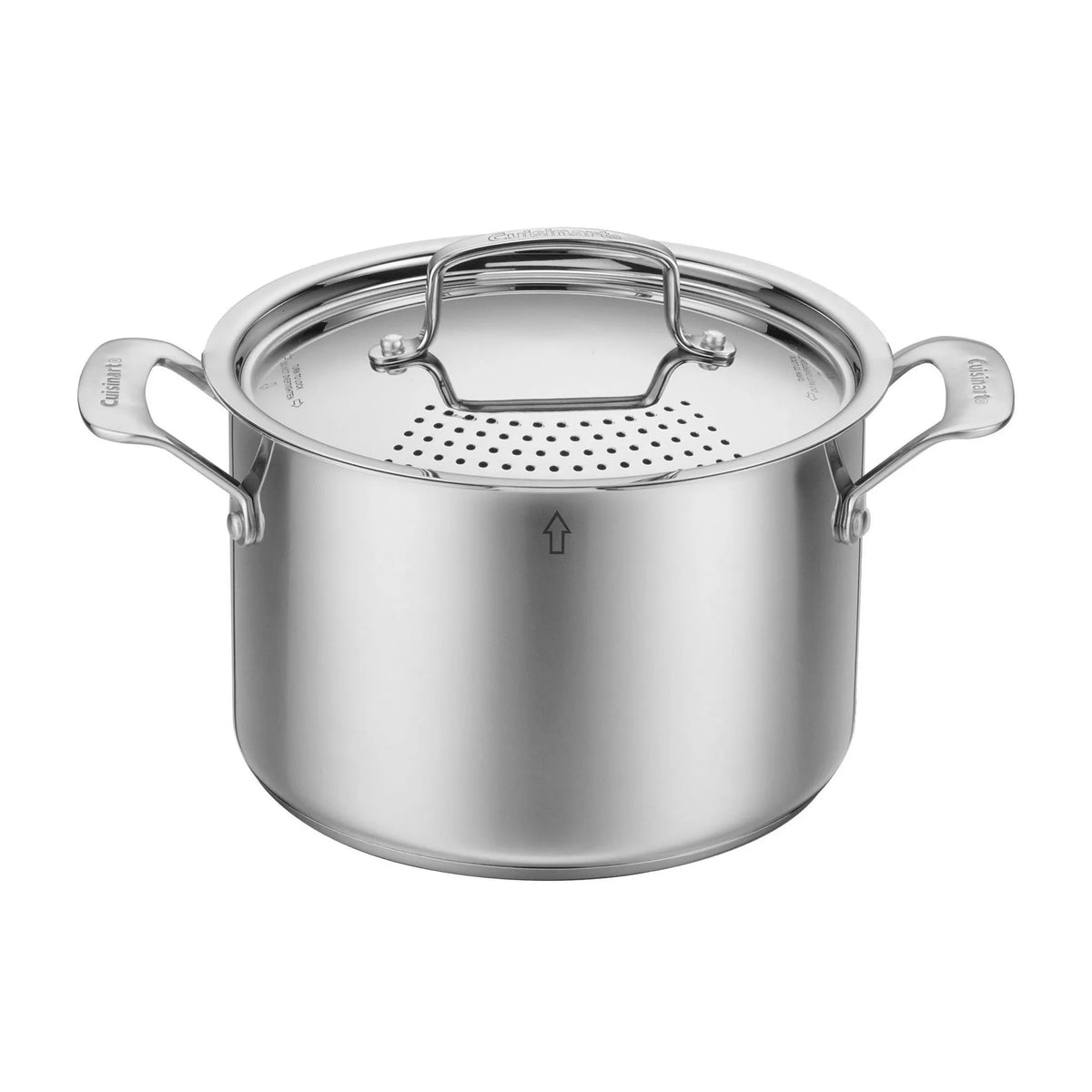 Cuisinart Classic 5.75qt Stainless Steel Pasta Pot with Straining Cover ...