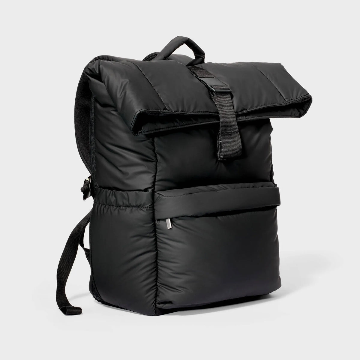 Open Story Puffer Backpack - Black – REBEL