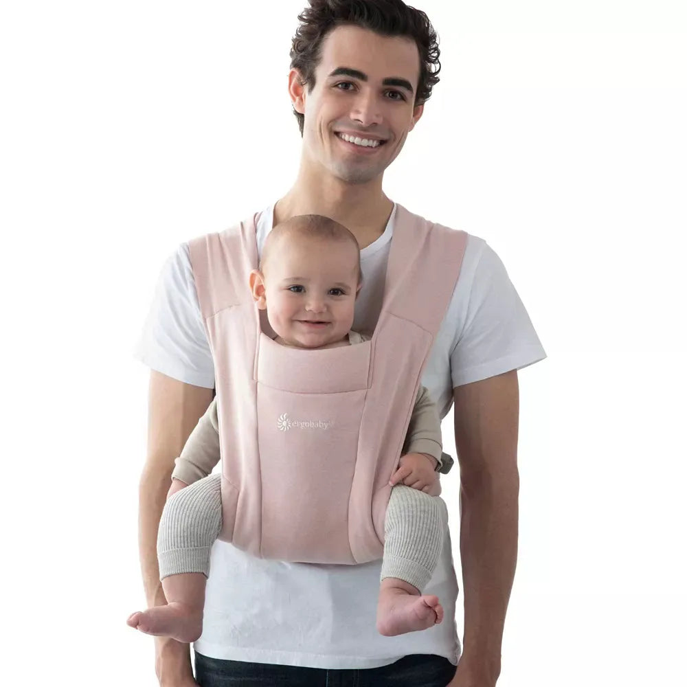 Ergobaby Embrace Cozy Knit Newborn Carrier for Babies - Blush Pink – REBEL