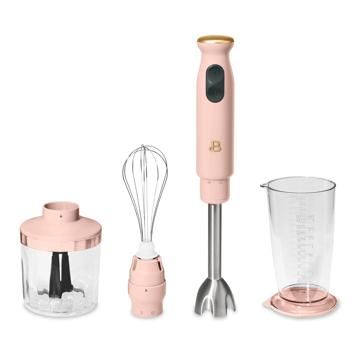 Beautiful by Drew Barrymore 2-Speed Immersion Blender with Chopper ...