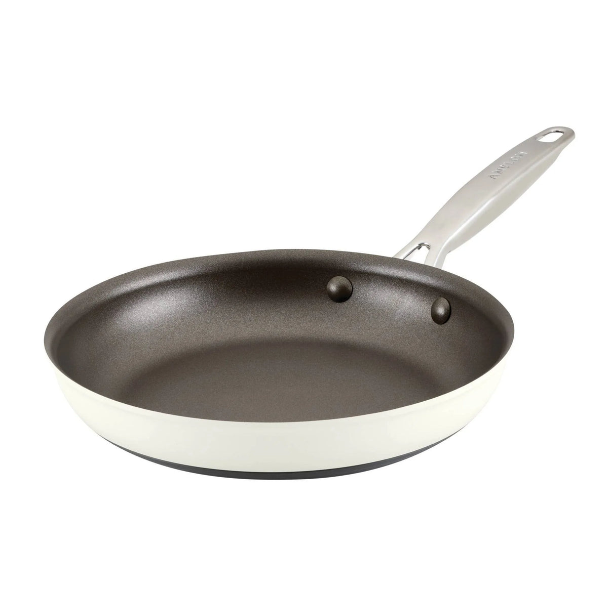 Anolon 10" Nonstick Hard Anodized Frying Pan - Cream – REBEL