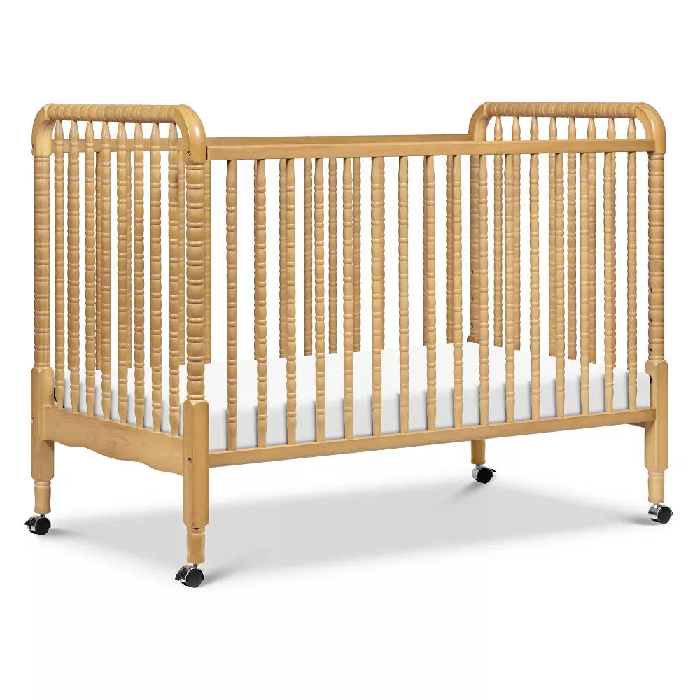 Jenny Lind Stationary Crib - Honey – REBEL