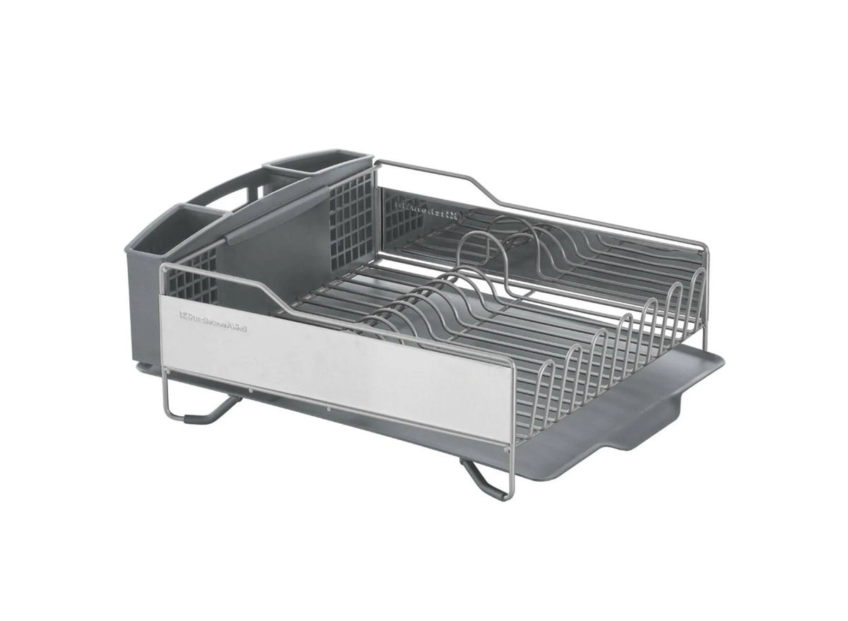 KitchenAid Stainless Steel Dishrack With Tray and Drain Board – REBEL