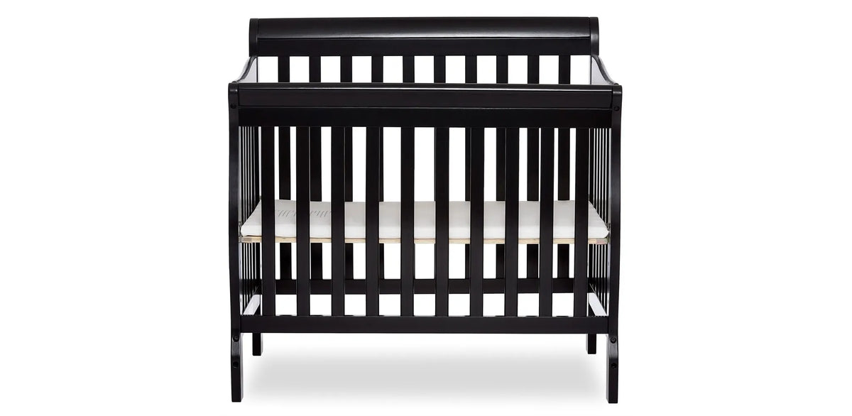 Convertible 4-in-1 Mini Crib - Black – REBEL