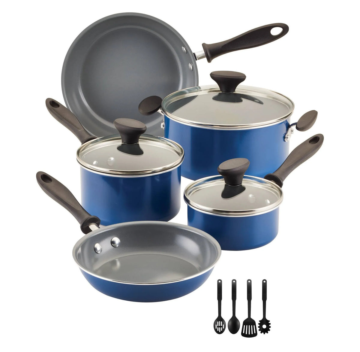Farberware 12pc Reliance Pro Ceramic Nonstick Ceramic Cookware Set ...
