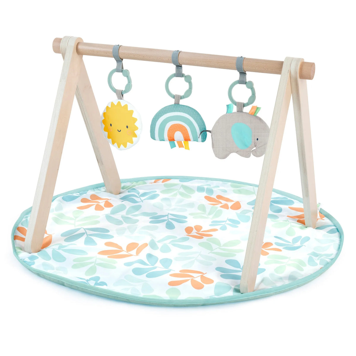 Ingenuity: ity Sun Valley Wooden Toy Arch & Baby Play Mat – REBEL
