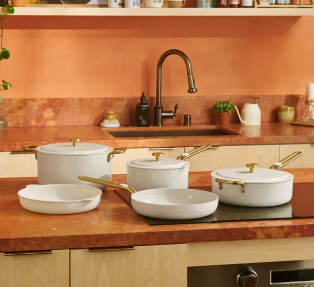 Our Place 8-Piece Ceramic Cookware Set - Cream – REBEL