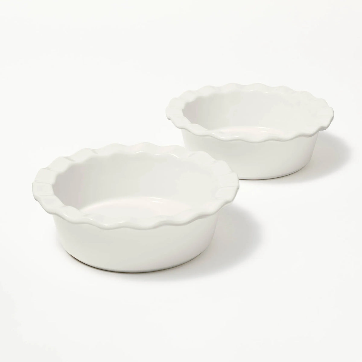 Figmint 2-Piece Round Mini Pie Dishes - Cream – REBEL