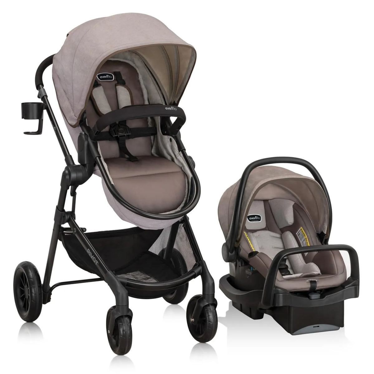 Evenflo Pivot Modular Travel System - Desert Tan – REBEL