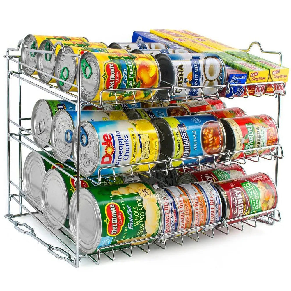 Sorbus Stackable Can Organizer - Stainless Steel – REBEL