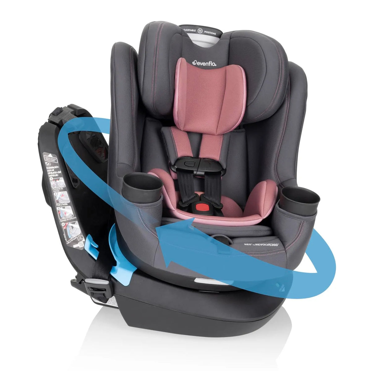 Evenflo Revolve 360 Rotating Convertible Car Seat - Chelsea – REBEL