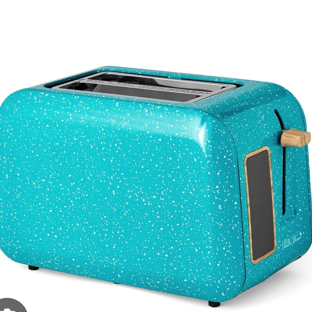 The Pioneer Woman Teal Speckle 2-Slice Toaster – REBEL