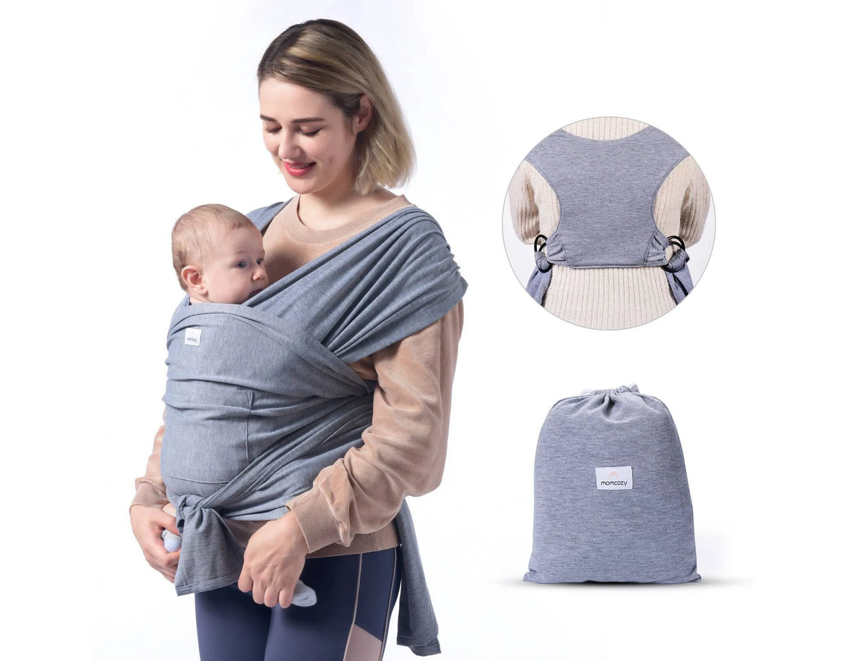 Adjustable Baby Wrap Carrier - Black – REBEL