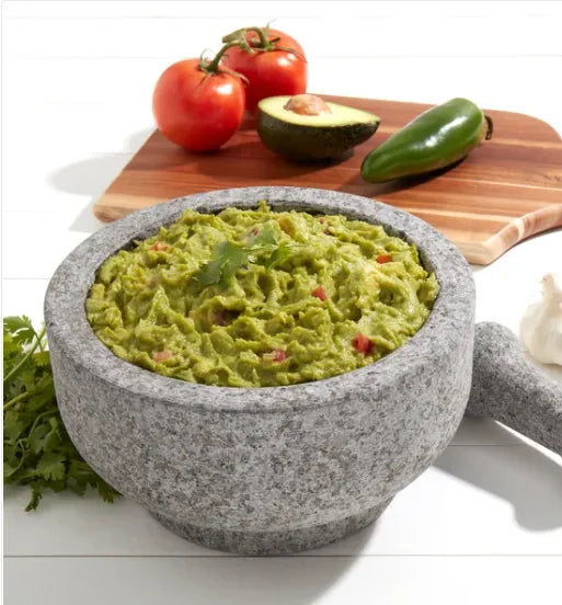 Casa Maria Molcajete Large Natural Stone Mortar and Pestle – REBEL