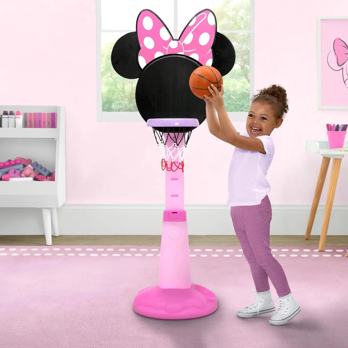 Disney junior Minnie Mouse Plastic Basketball Set – REBEL