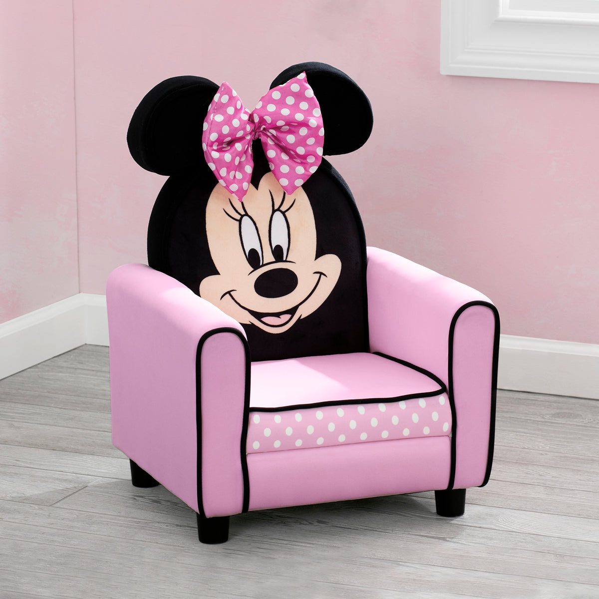 DELTA CHILDREN Minnie Mouse Figural Upholstered Kids Chair – REBEL