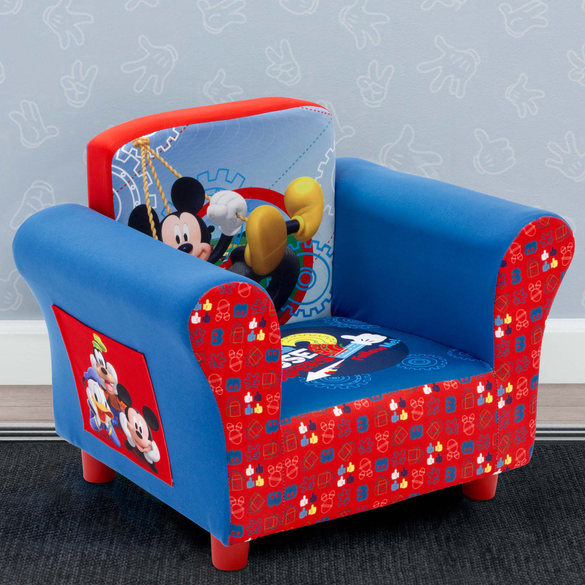 DELTA CHILDREN Mickey Mouse Upholstered Chair – REBEL