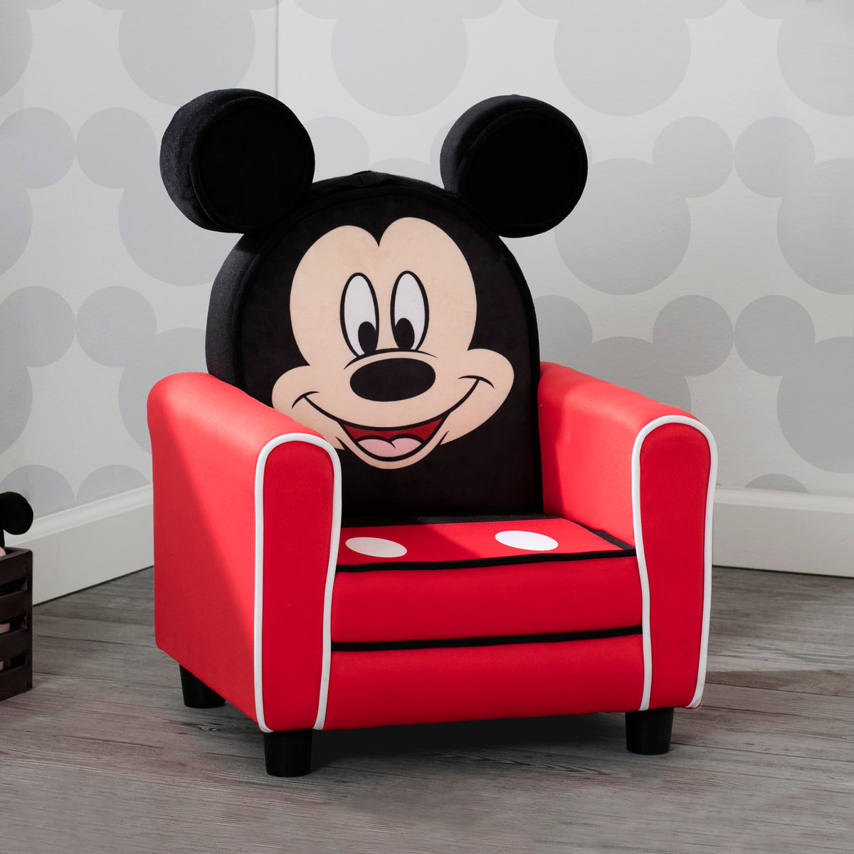 Mickey Mouse Figural Upholstered Kids Chair – REBEL