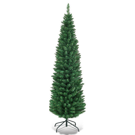 PVC Artificial Slim Pencil Christmas Tree-5 Feet – REBEL