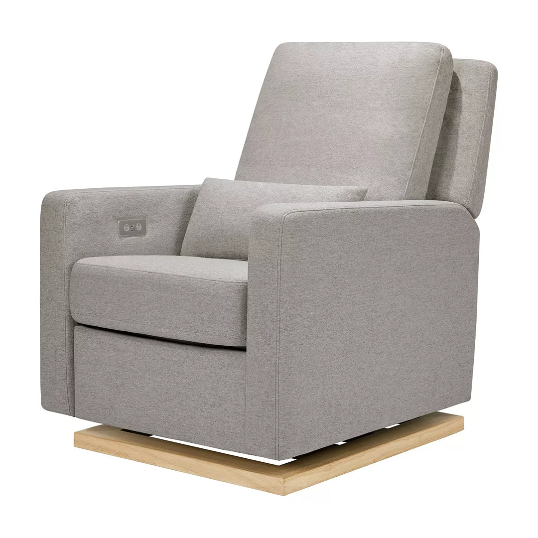 Sigi Glider with USB and Light Wood Base - Performance Gray – REBEL